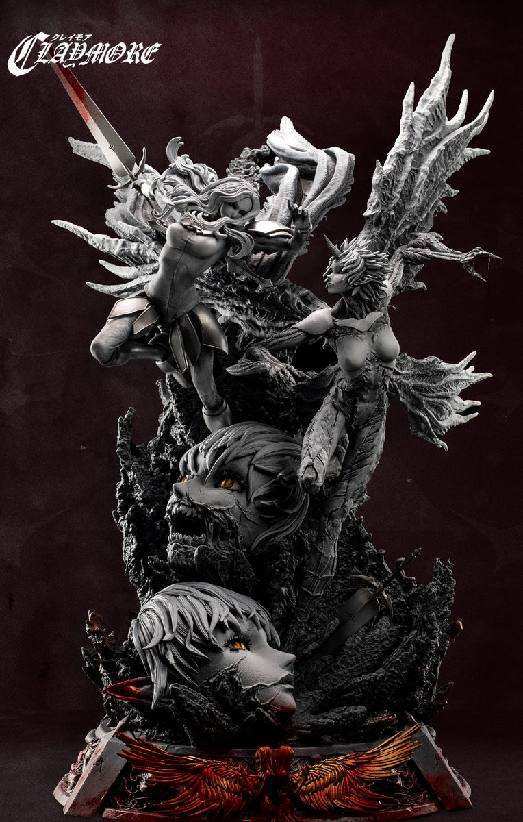Claymore Teresa vs Priscilla 10th Anniversary Edition Statue ...